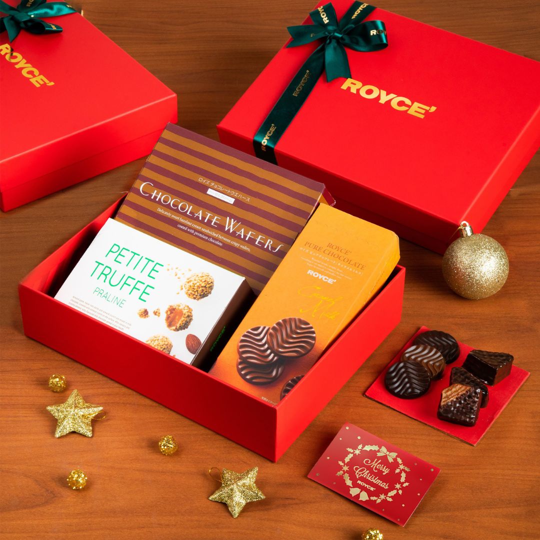 Christmas Collection Box | Chocolate Wafers | Pure Chocolate | Nutty ...